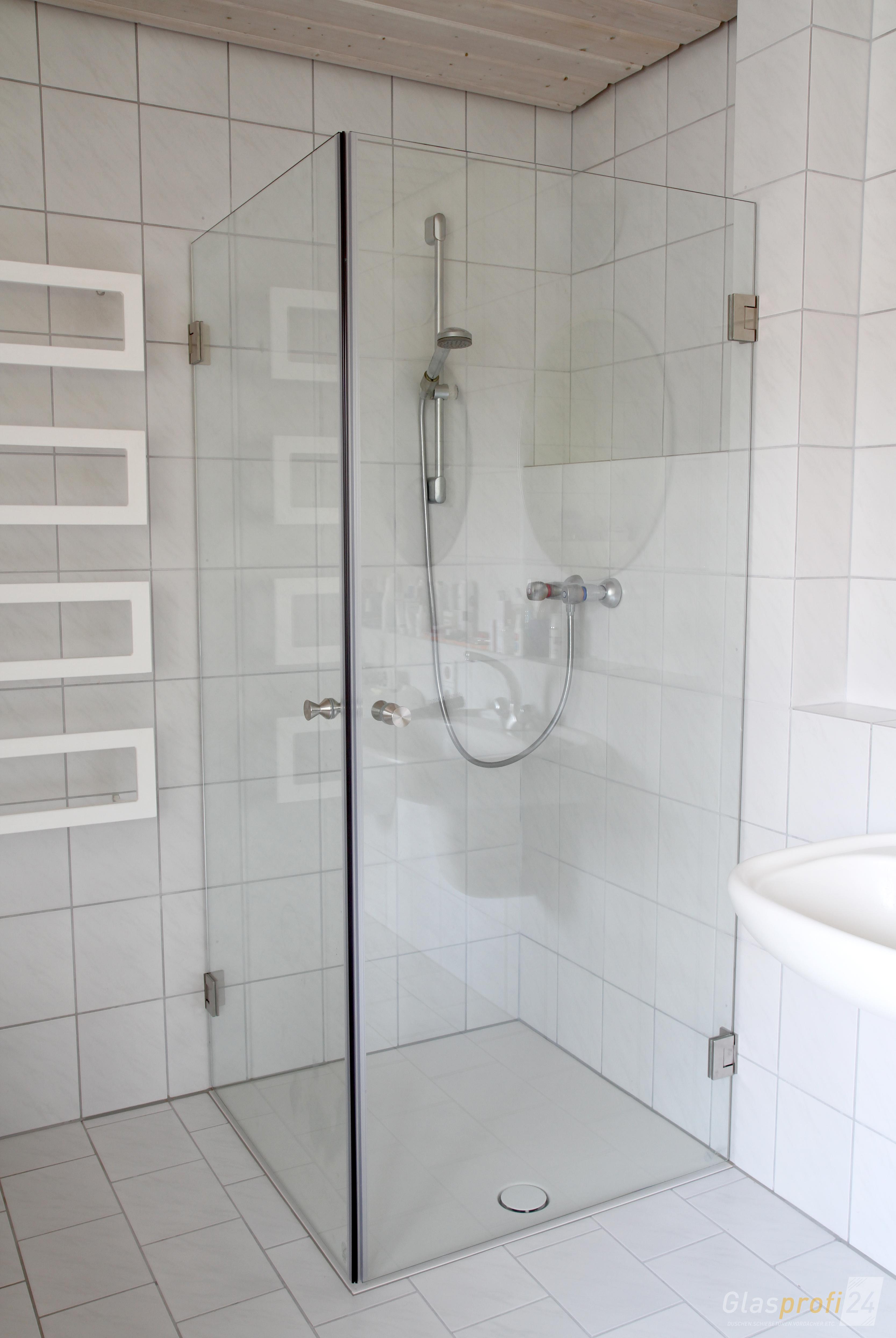 Eckdusche und Duschkabine mit Eckeinstieg | GLASPROFI24