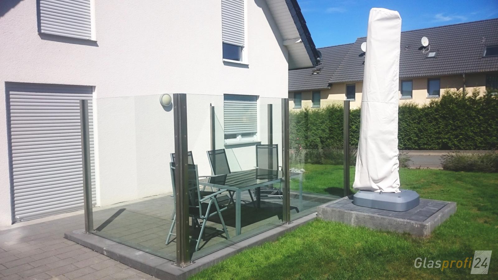 Windschutz für die Terrasse | GLASPROFI24