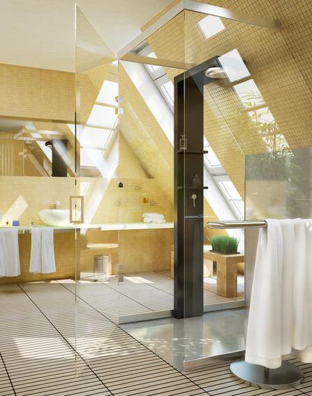 Duschkabine U Form aus Glas | GLASPROFI24